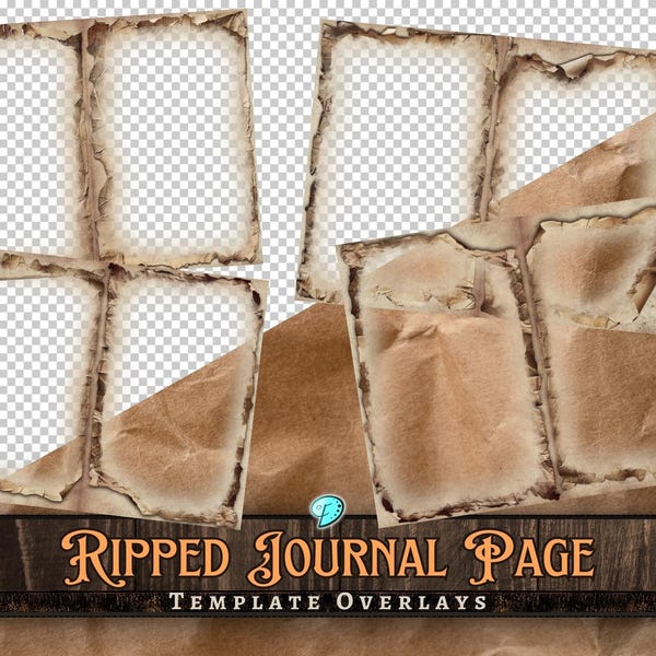 Scrapbook Overlays - Etsy