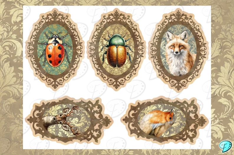 British Woodland Junk Journal Kit | Ephemera | Antique | Vintage ...
