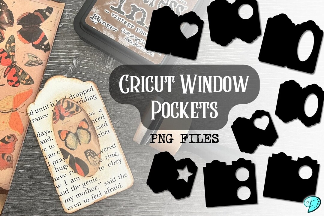 Cricut Window Pocket PNG Shapes Digital | Template | Cutting Machine ...