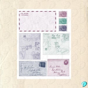 Phantom's Letters Printable Kit | Ephemera | Scrapbook | Junk Journal ...