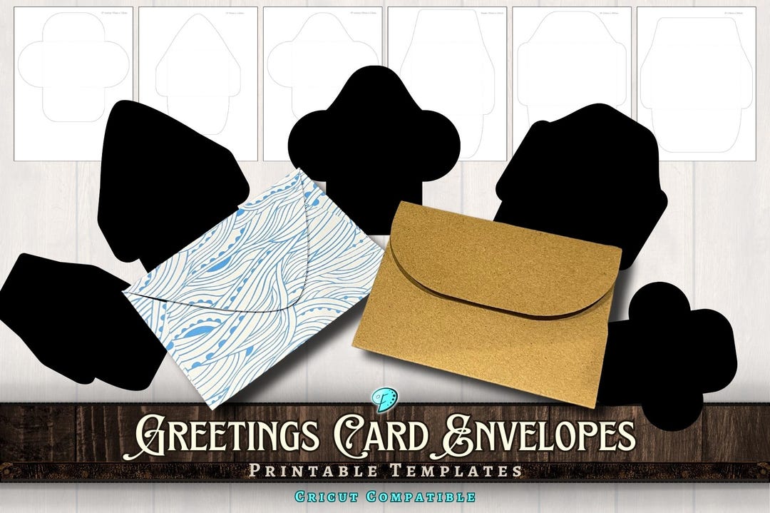 Greetings Card Envelope Printable Template | Card Making | Handmade ...