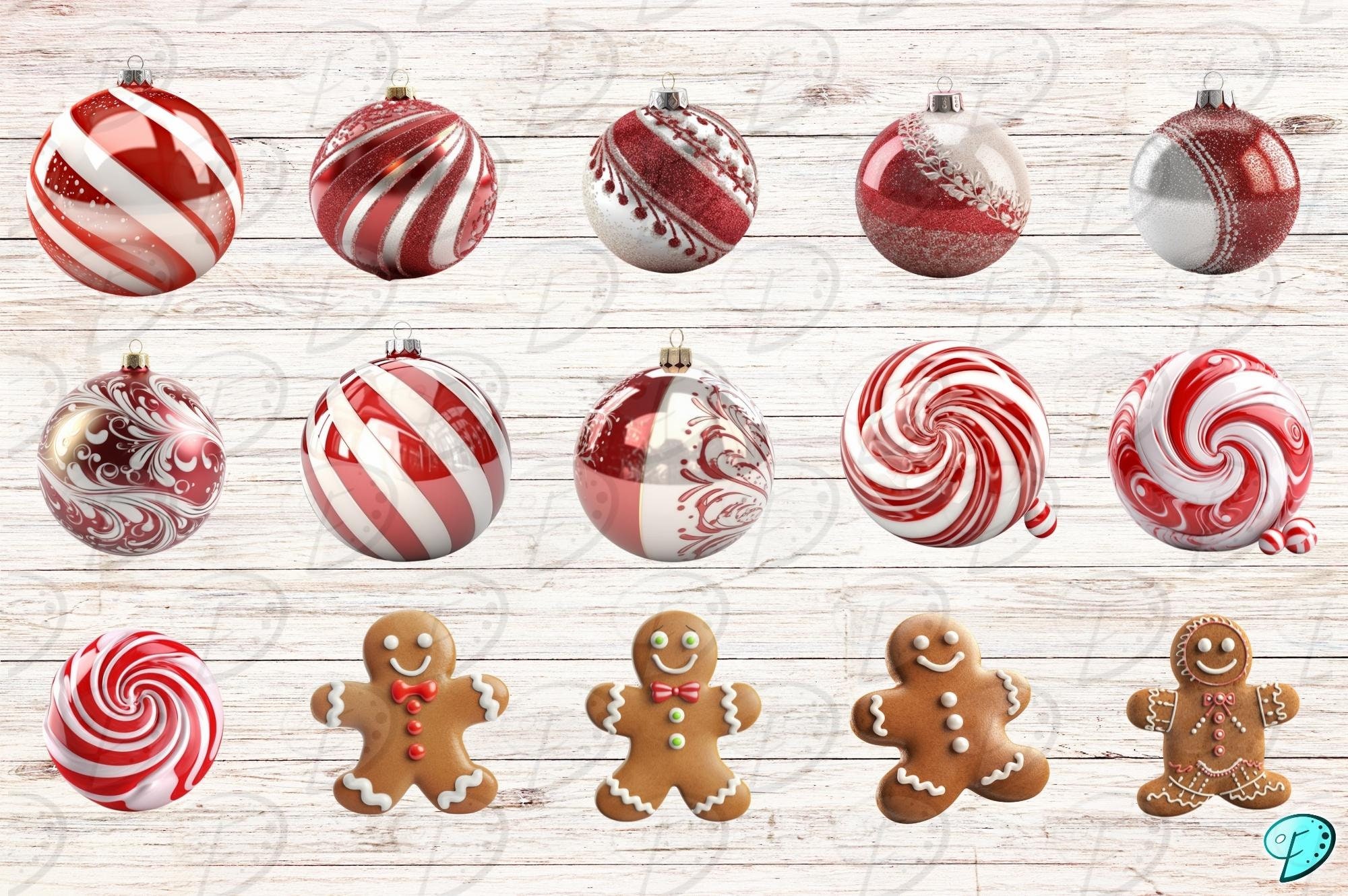Christmas Party Pack Clipart Digital Ephemera Junk - Etsy