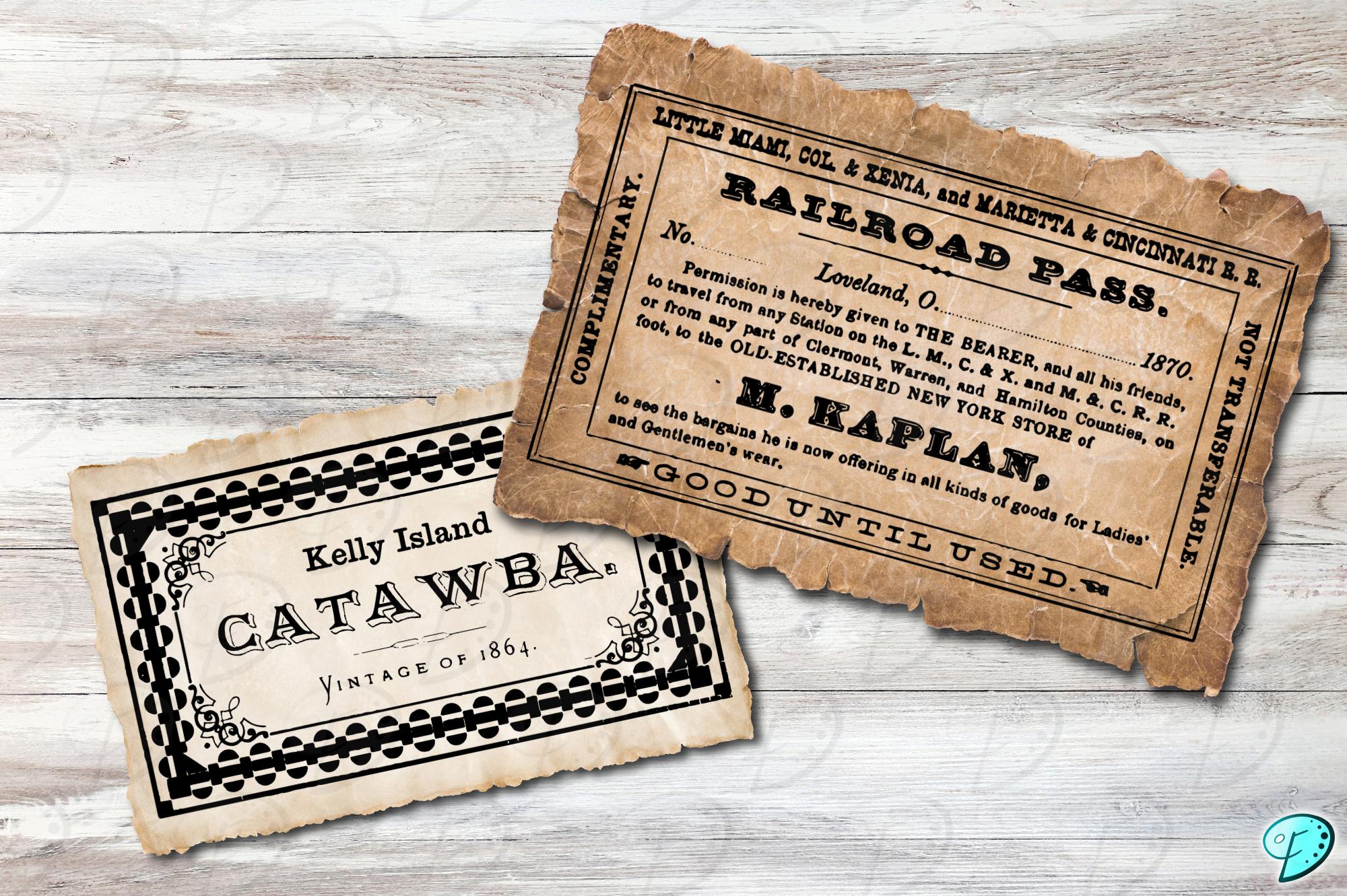 Signs and Labels Digi Stamps PNG Bundle | Digital | Overlay ...