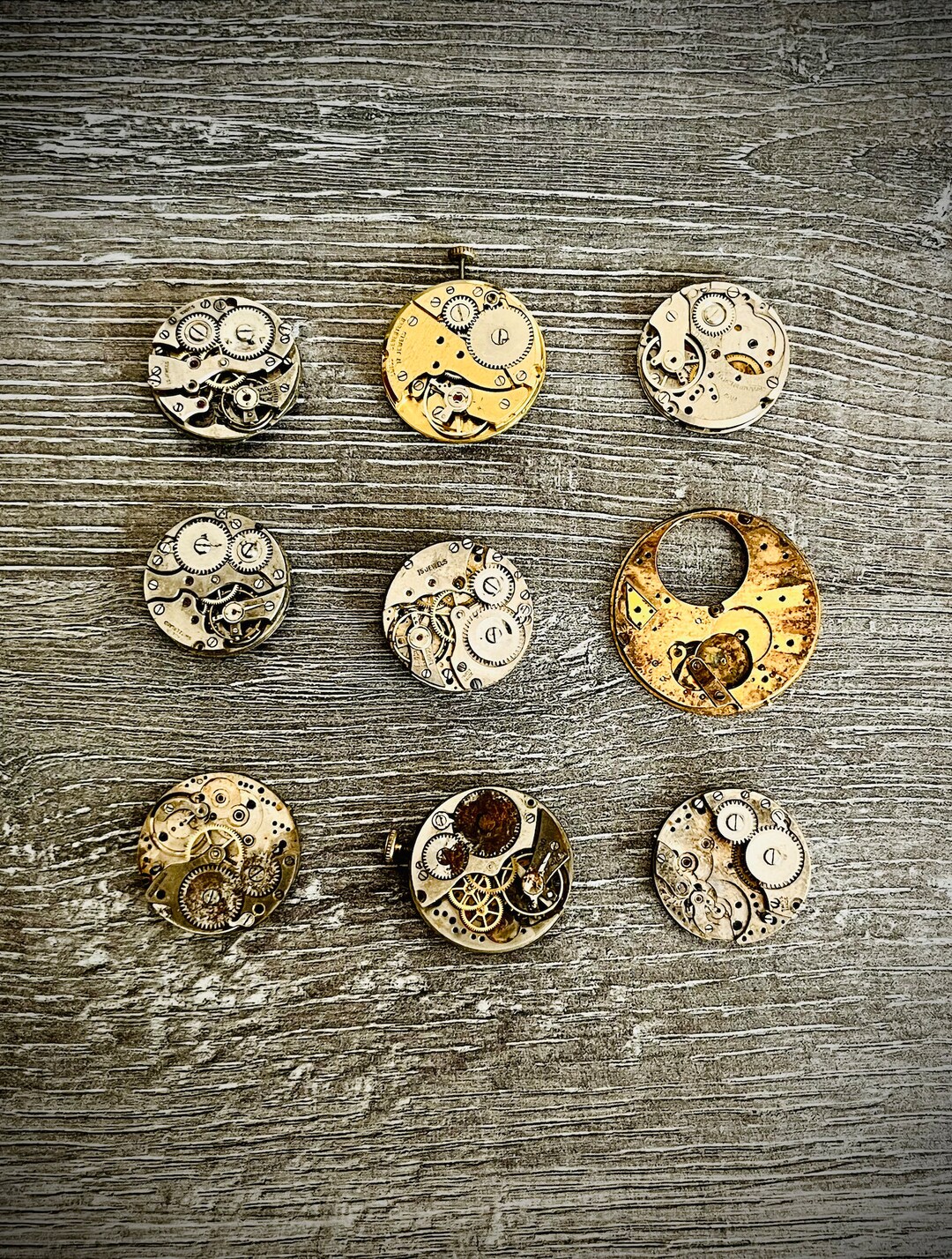 Steampunk Antique Pocket Watch Pieces Assortment Altered Art Crafts ...