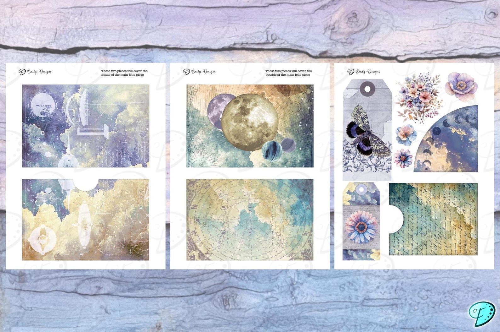 Cut & Craft Dreamscape Dream Journal Folio Kit | Vintage | Ephemera ...