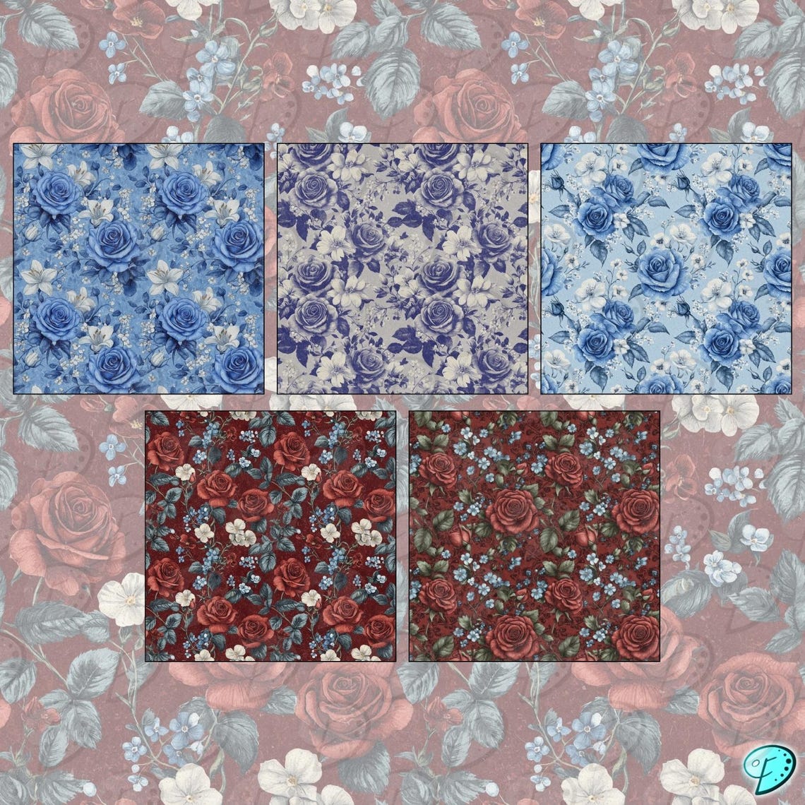 Cupid's Letter Hub Digital Papers | Scrapbook | Junk Journal | Ephemera ...