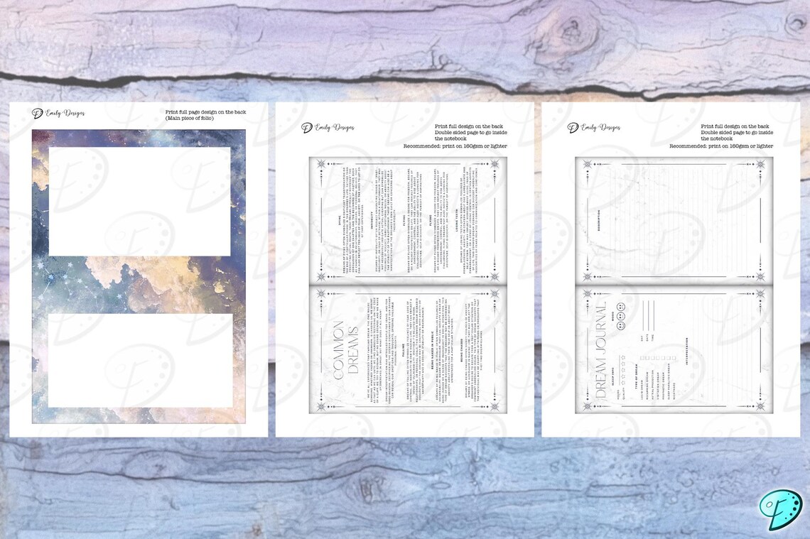 Cut & Craft Dreamscape Dream Journal Folio Kit | Vintage | Ephemera ...