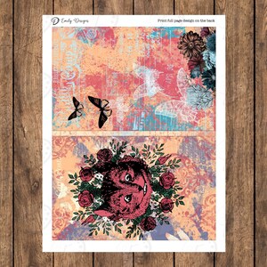 Cut & Craft Butterfly Charm Alice Printable Folio Mini Kit | Ephemera ...