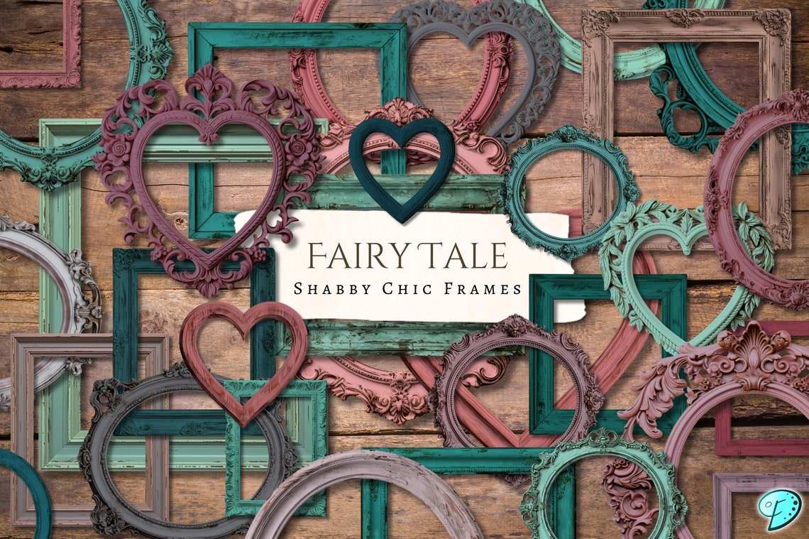 Fairy Tale Shabby Chic Frames | Vintage | Ephemera | Fussy Cut ...
