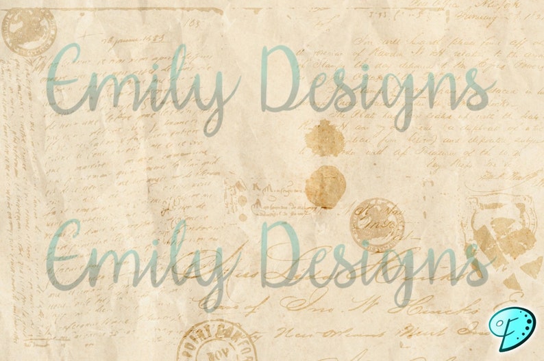 Written Script Stamps PNG Bundle Digital Overlay - Etsy