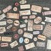 Vintage Junk Labels Ephemera Pack | Junk Journal | Scrapbook | Card ...