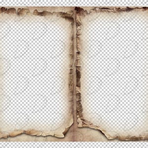 Ripped Journal Page Template Overlays | Background | Junk Journal ...