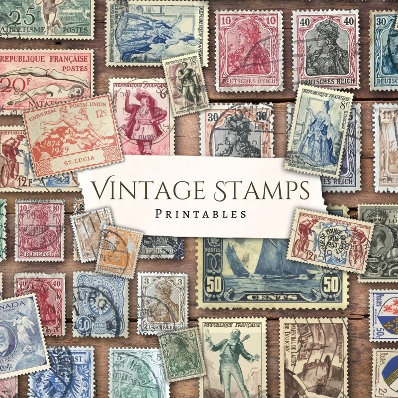 Old Stamp - Etsy