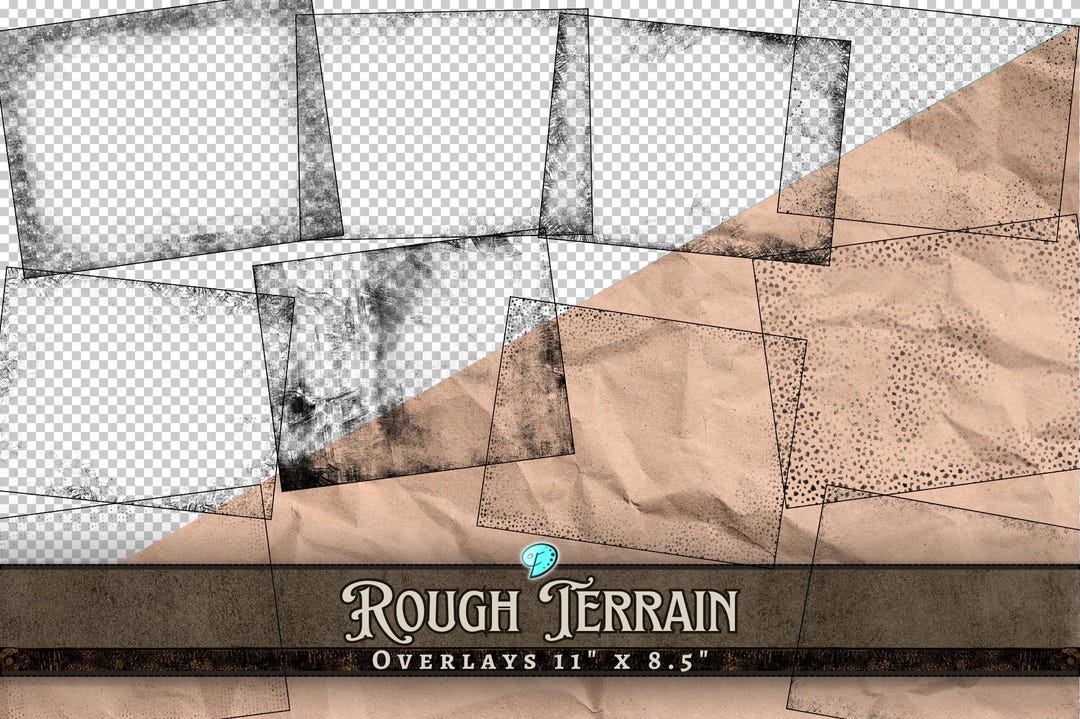 Rough Terrain Texture Overlays | Overlay | Distressed | Junk Journal ...