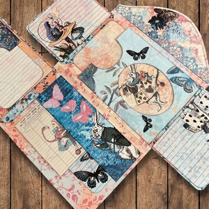 Cut & Craft Butterfly Charm Alice Printable Folio Mini Kit | Ephemera ...