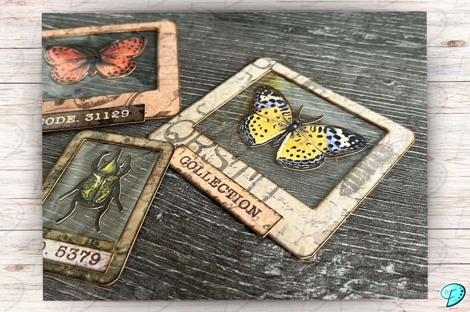 Easy-peasy Specimen Cards Printable Mini Kit | Ephemera | Vintage ...