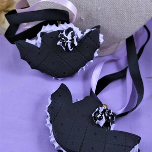 Kawaii Bat Macaron Necklace- Pastel Goth, Creepy Cute, Gothic Lolita ...