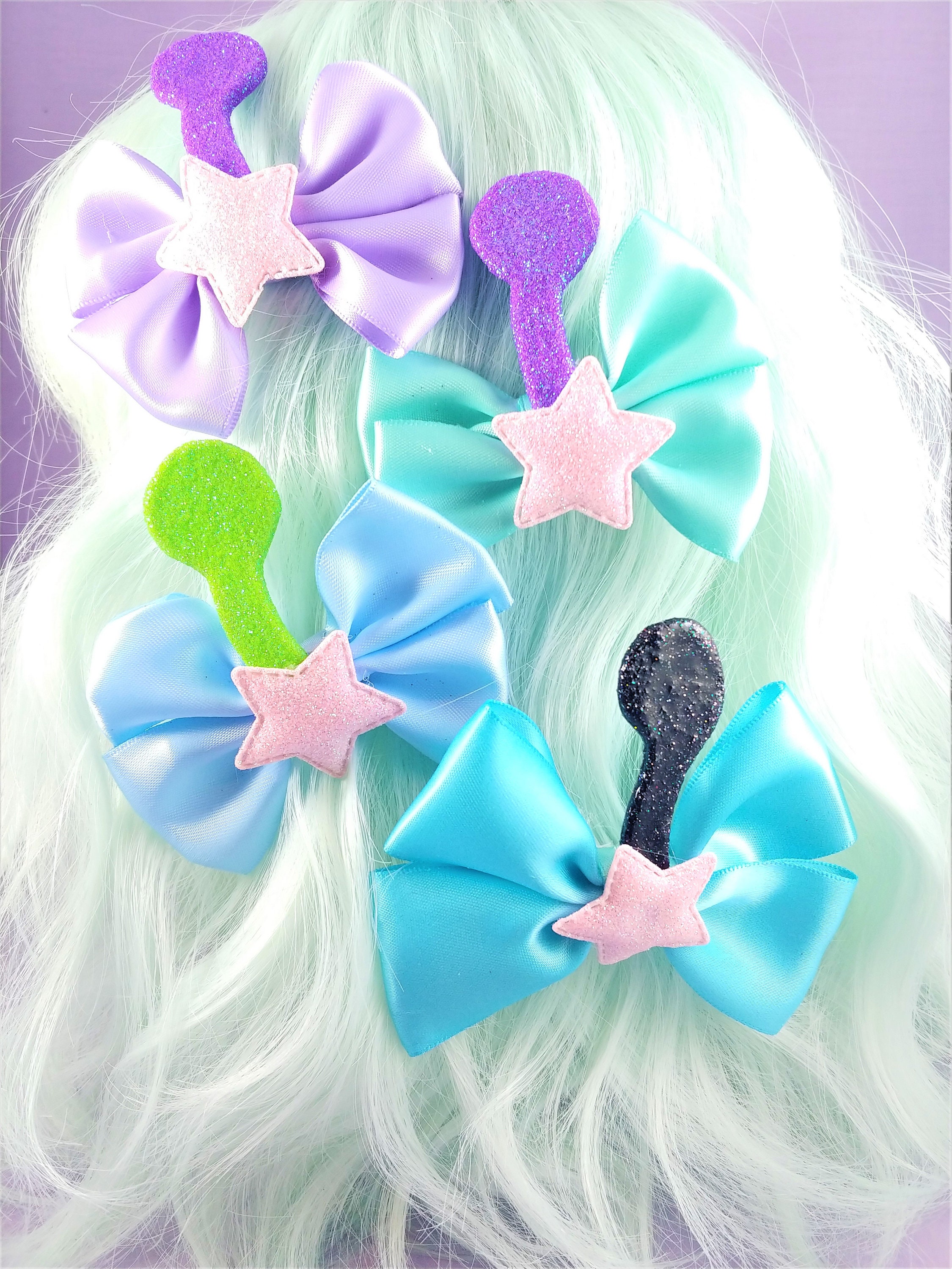 Kawaii Alien Antenna Bow Set Uchuu Kei Kawaii Ufo Stars | Etsy