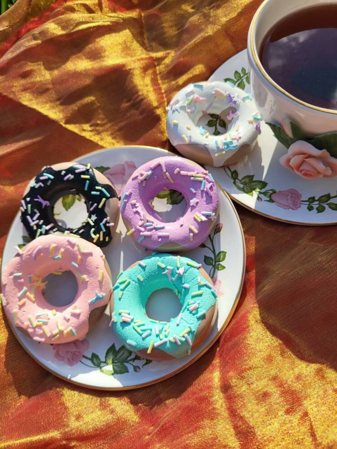 Donut Hair Clip, Single or Pair, Cute Food Accessory, Decora, Lolita ...