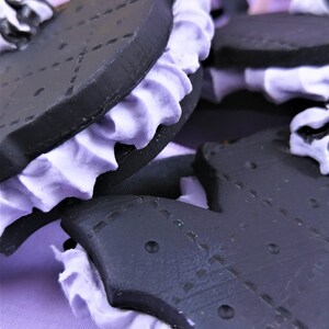 Kawaii Bat Macaron Necklace- Pastel Goth, Creepy Cute, Gothic Lolita ...