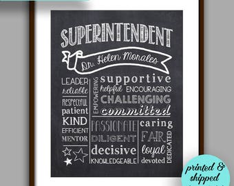 Superintendent gift | Etsy