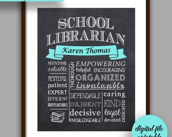 Librarian thank you | Etsy