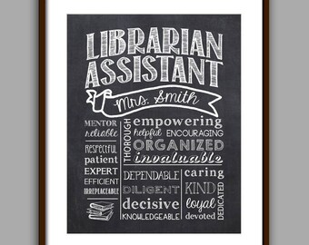 Librarian thank you | Etsy