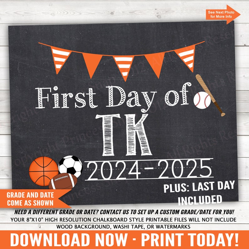 Sports First and Last Day of TK, 2024-2025, Football Transitional ...