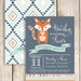 Fox Invitation, Fox Birthday Invitation, Fox Party, Woodland Invitation ...