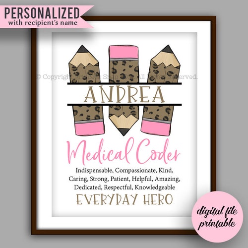 Medical Coder Gift Medical Biller Gift Accounts | Etsy