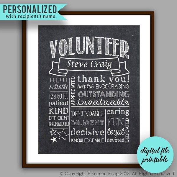 Volunteer Appreciation Gifts - Etsy