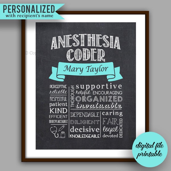 Anesthesia Thank You - Etsy UK