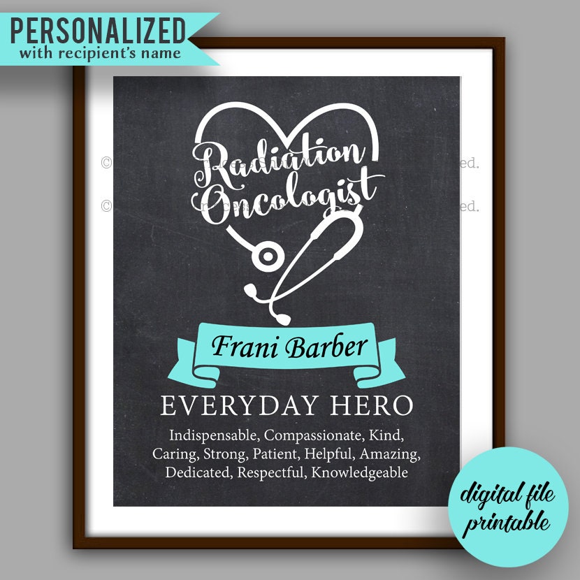 Art & Collectibles Prints Radiation Therapist Gift Printable Digital ...
