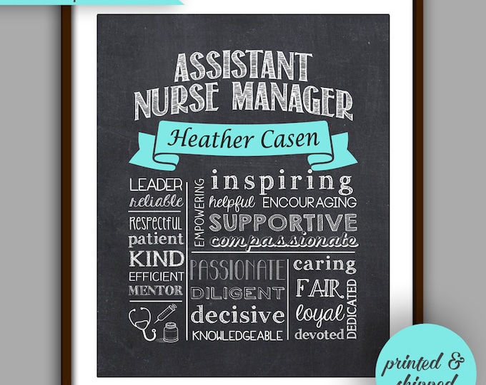 Assistant Nurse Manager Gift - Nurse Graduate Gift - Nursing ...