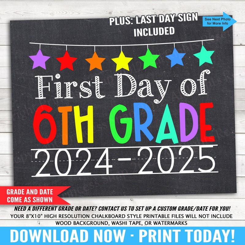 Sixth Grade Prop - Etsy