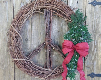 Daisy Peace Sign Wreath - Etsy