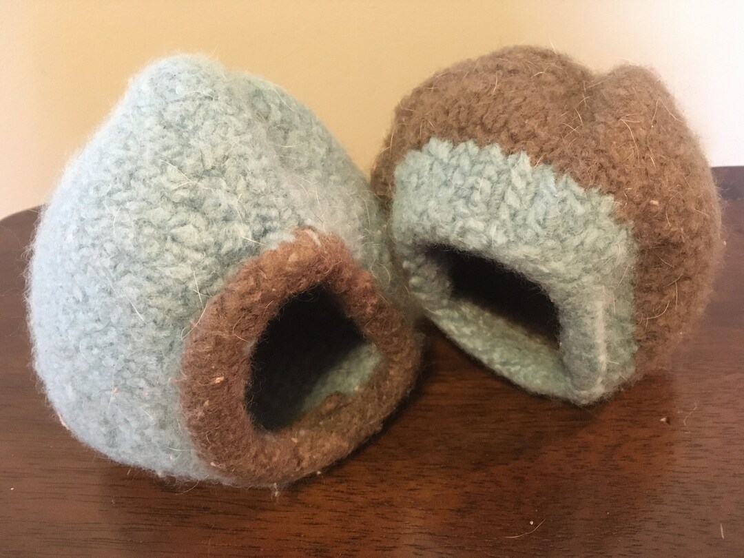 Wool Felted Bird House Pod - Etsy