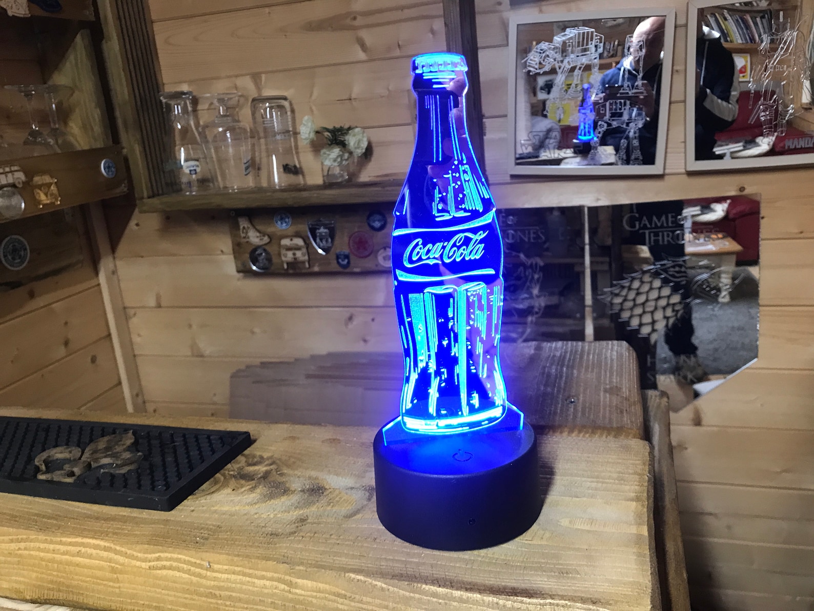 Coca Cola | Night Light | Perfect for Man Cave | Retro Coca Cola Bottle ...
