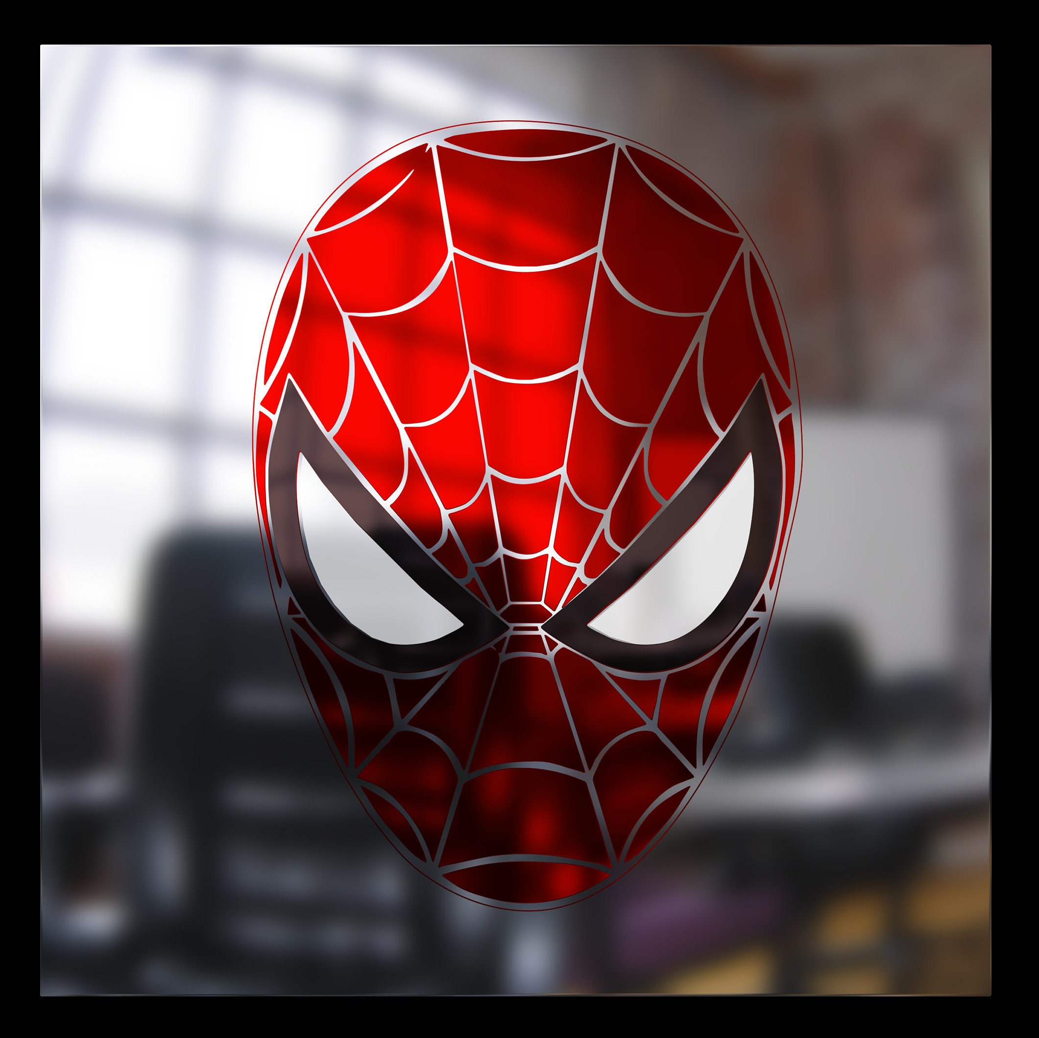 Spiderman|superhero|personalised|acrylic Mirror| Spiderman Gift ...