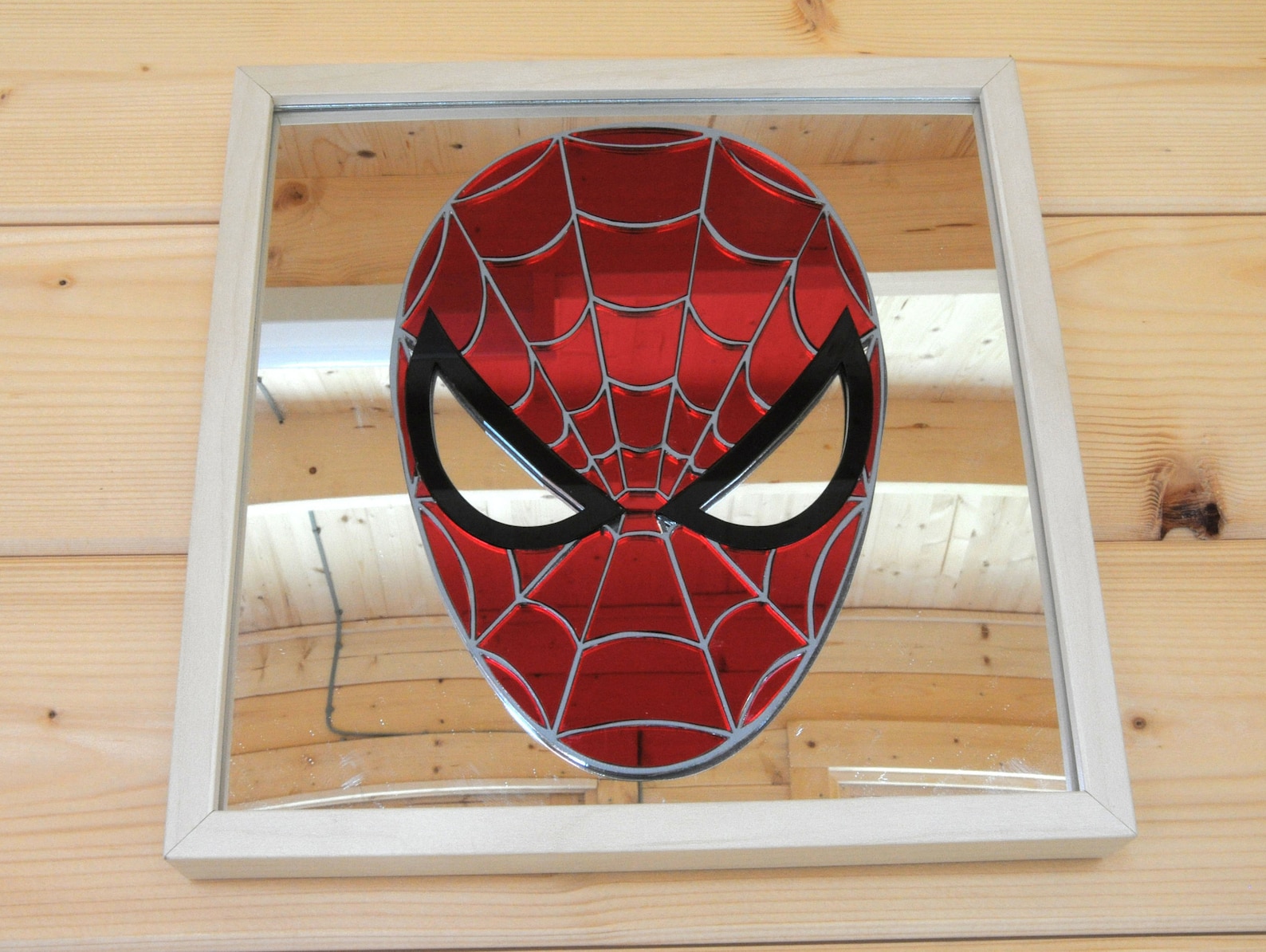 SpidermanSuperheroPersonalisedAcrylic Mirror Spiderman | Etsy
