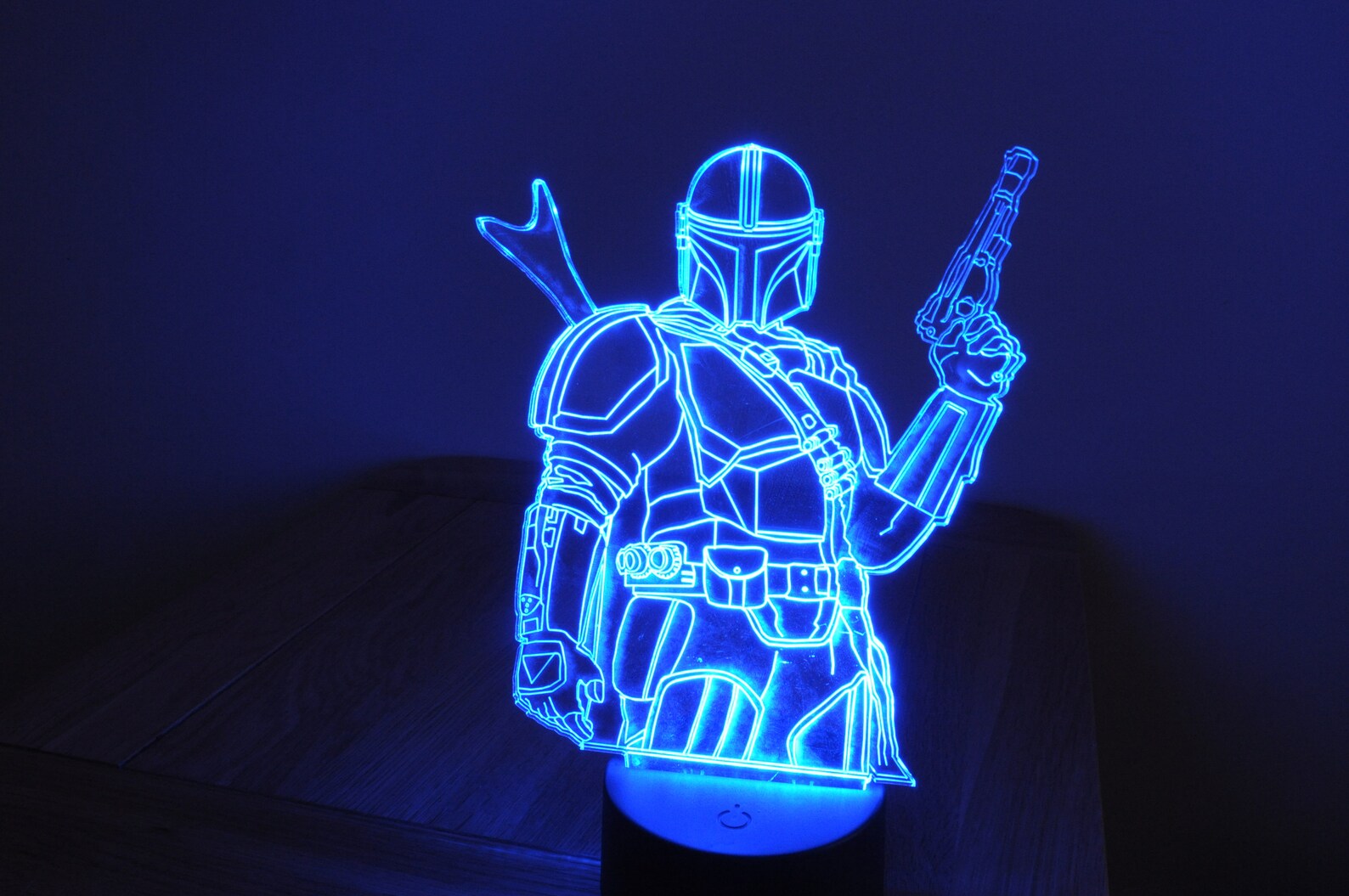 Mandalorian Night Light Children's Night Light Star - Etsy UK