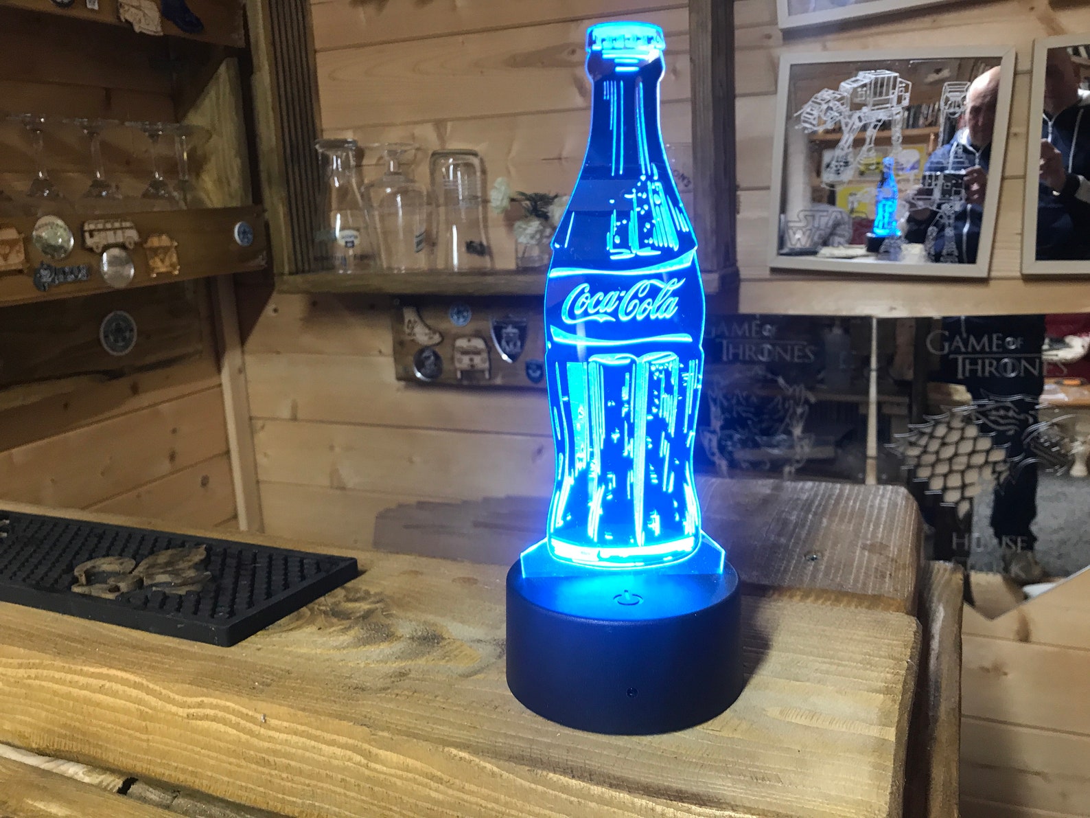Coca Cola | Night Light | Perfect for Man Cave | Retro Coca Cola Bottle ...