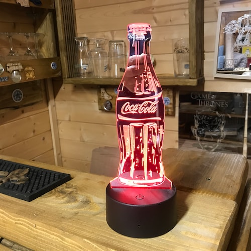 Coca Cola Led Light Perfect for Mancave or Home Bar - Etsy