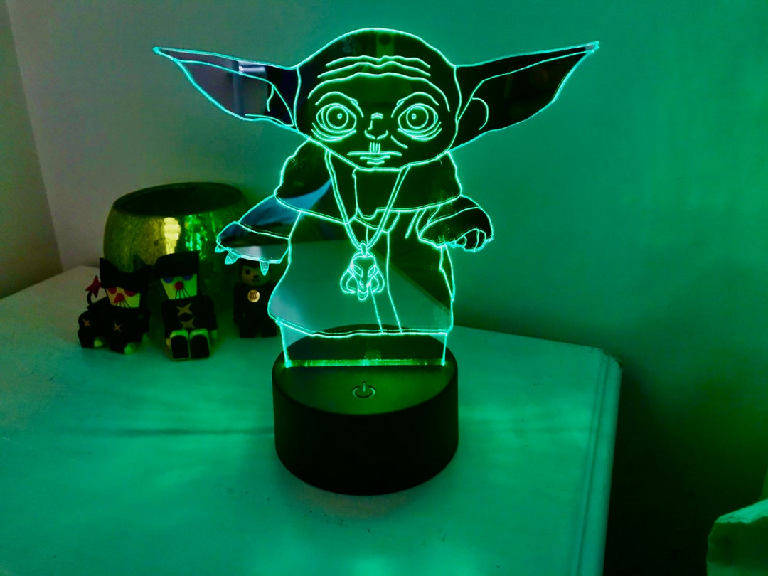 Mandalorian | Grogu | Yoda | Night Light | Children's Night Light ...