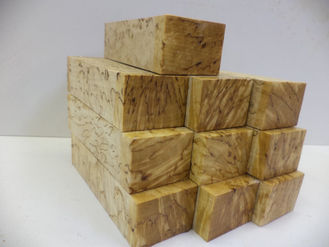 Cubes Finnish Birch Maser Blanks Heften Handles Messergriff - Etsy