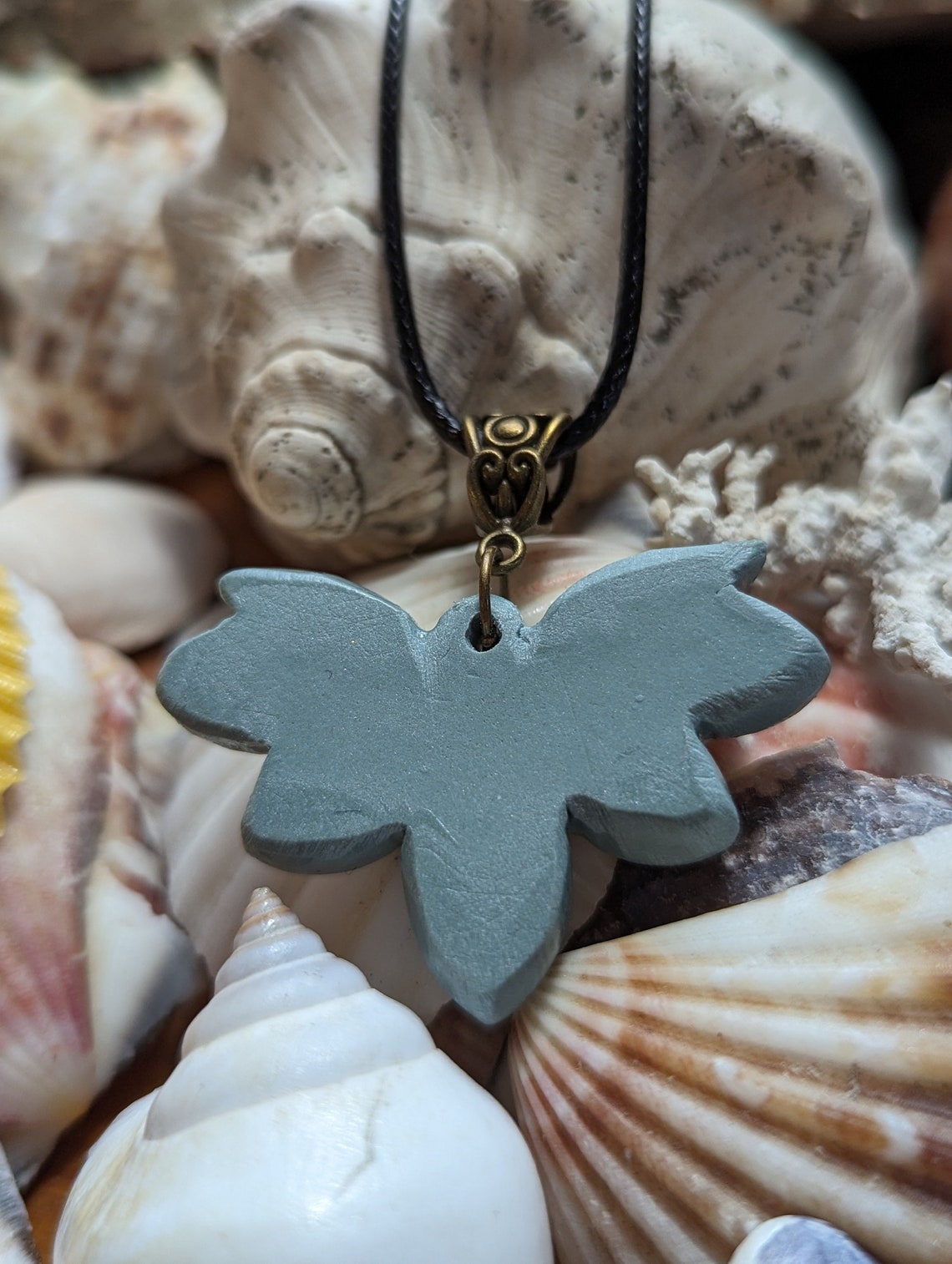 DRAGONFLY, Clay Pendant, Lally Broch Farm Sanctuary, Handmade Jewelry ...