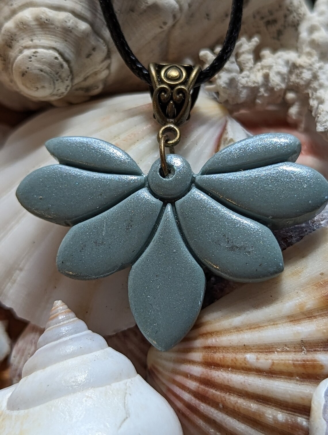 DRAGONFLY, Clay Pendant, Lally Broch Farm Sanctuary, Handmade Jewelry ...