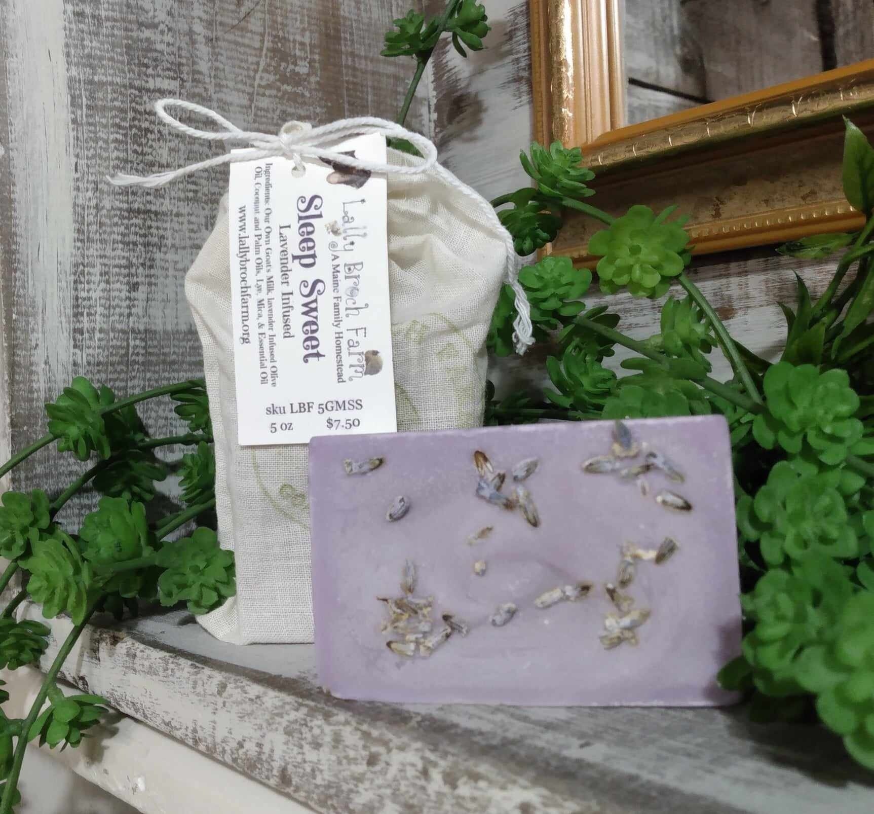 SLEEP SWEET, Lavender Soap, Goat's Milk Soap Bars, Organic Goat's Milk ...