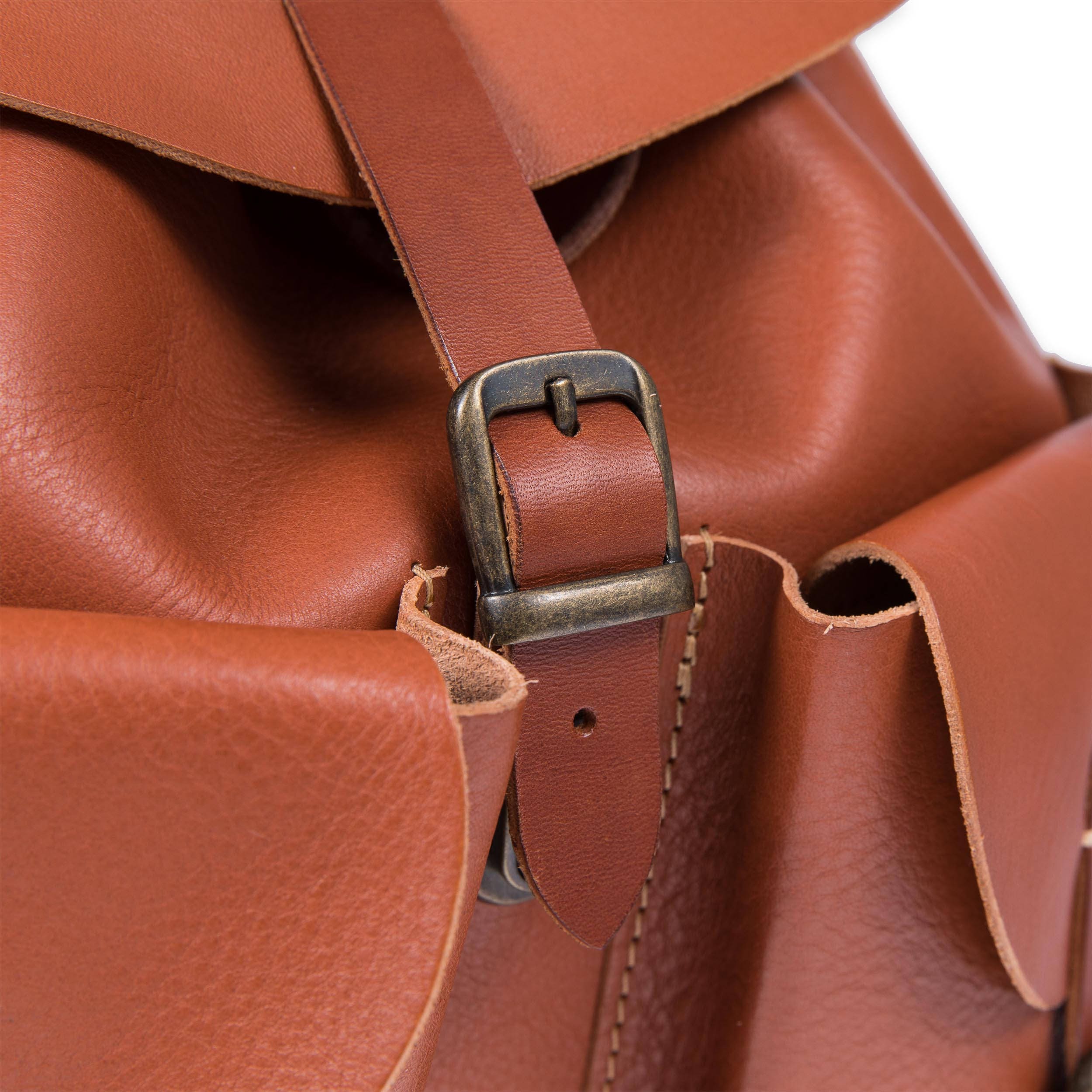 LEATHER BACKPACK From Full Grain Tuscan Leather, Made in Italy - Etsy