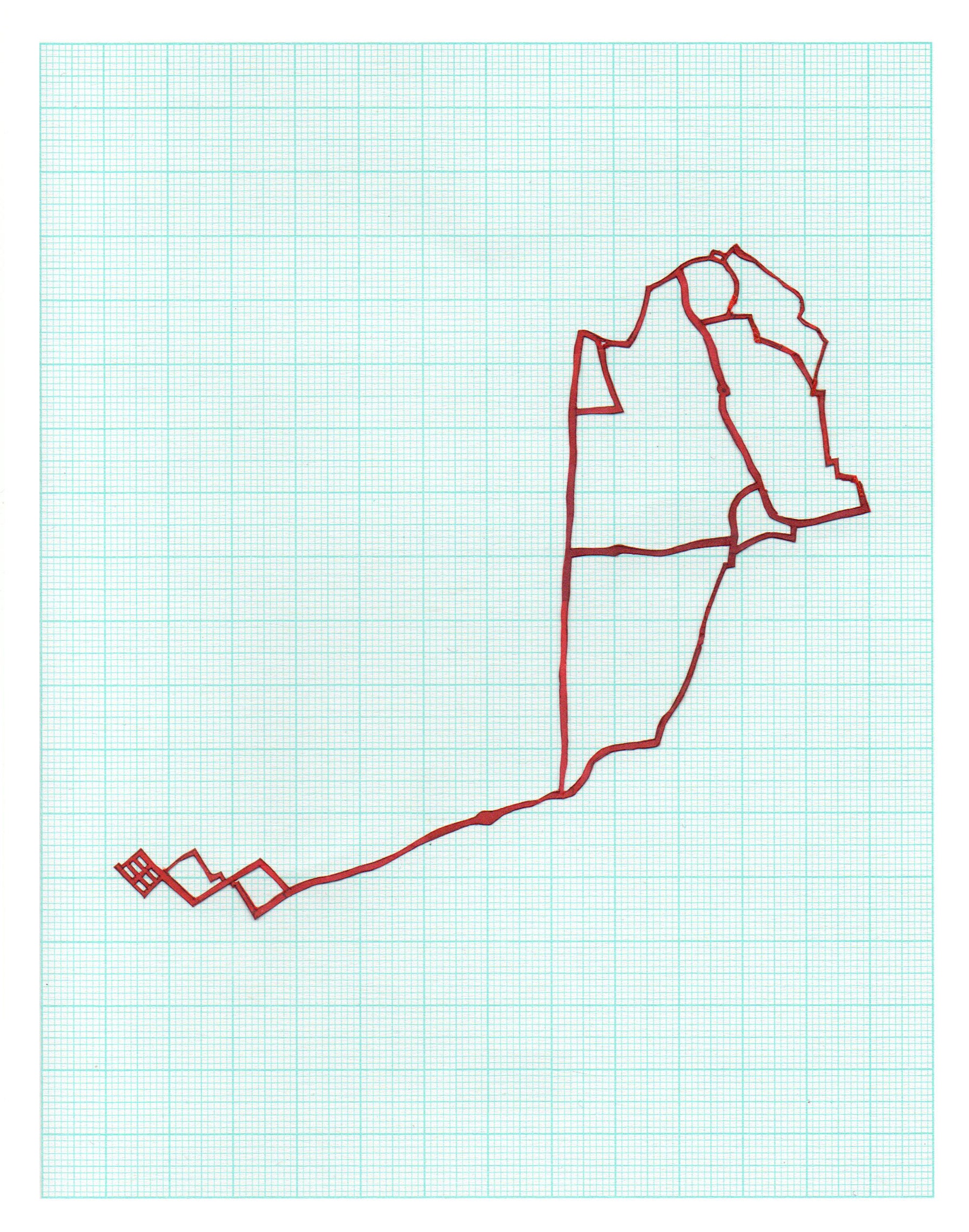 Custom Route Map Handmade Map / Print - Etsy
